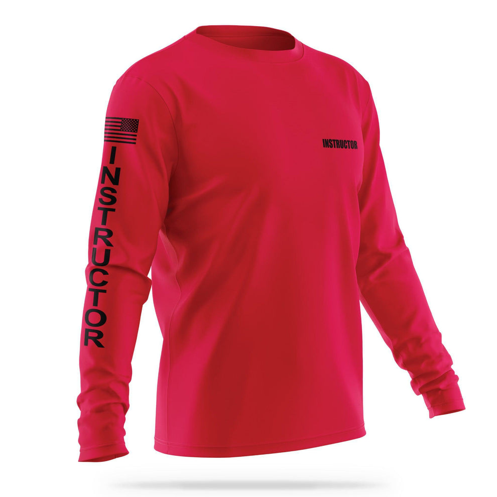 [INSTRUCTOR] Men's Utility Long Sleeve [RED/BLK] | 13 Fifty Apparel