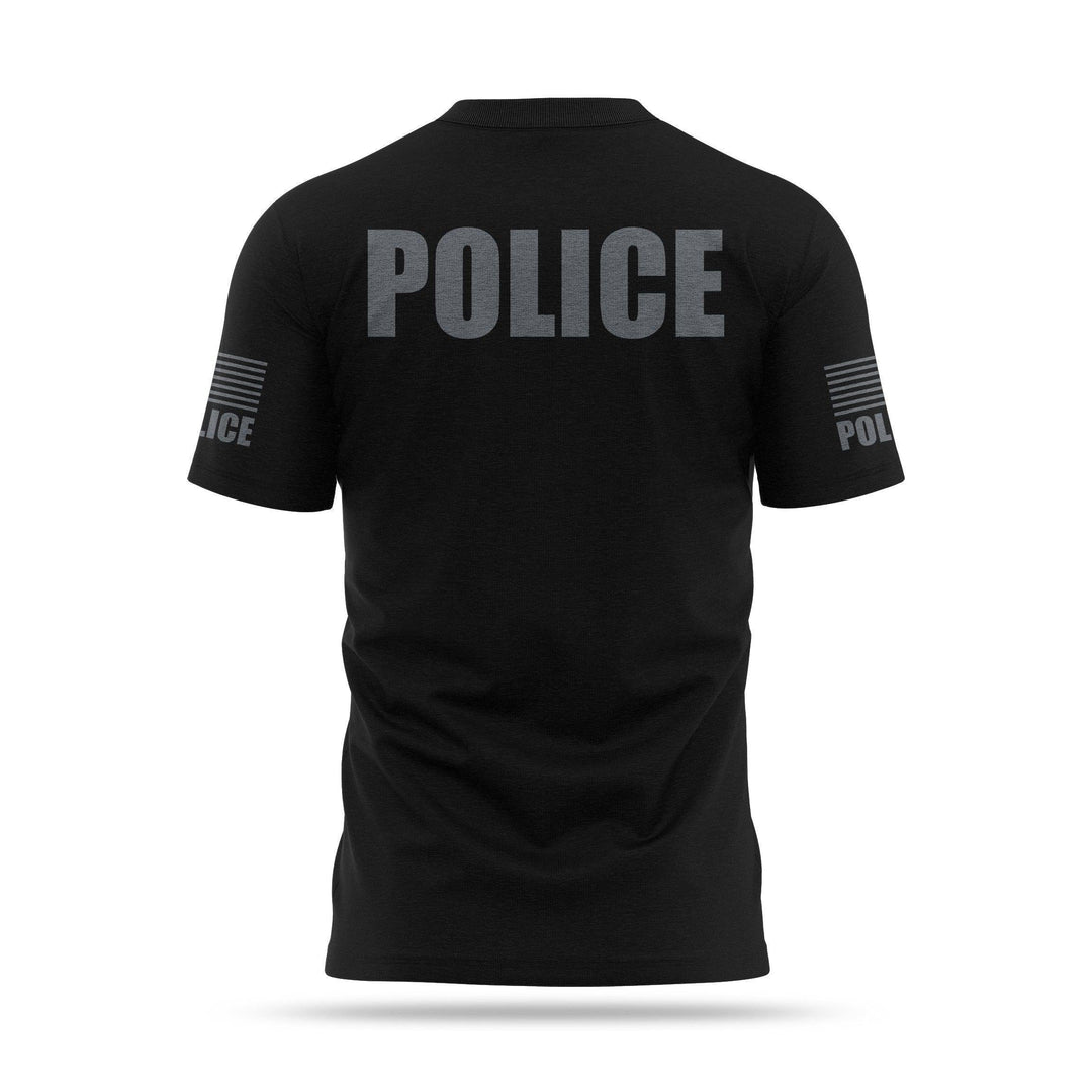 Cotton Blend Police Shirt [BLK/GRY] | 13 Fifty Apparel | 13 Fifty Apparel