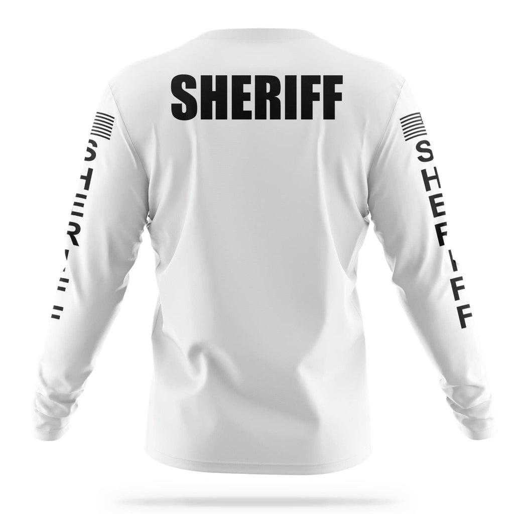 [SHERIFF] Men's Utility Long Sleeve [WHT/BLK] | 13 Fifty Apparel | 13 ...